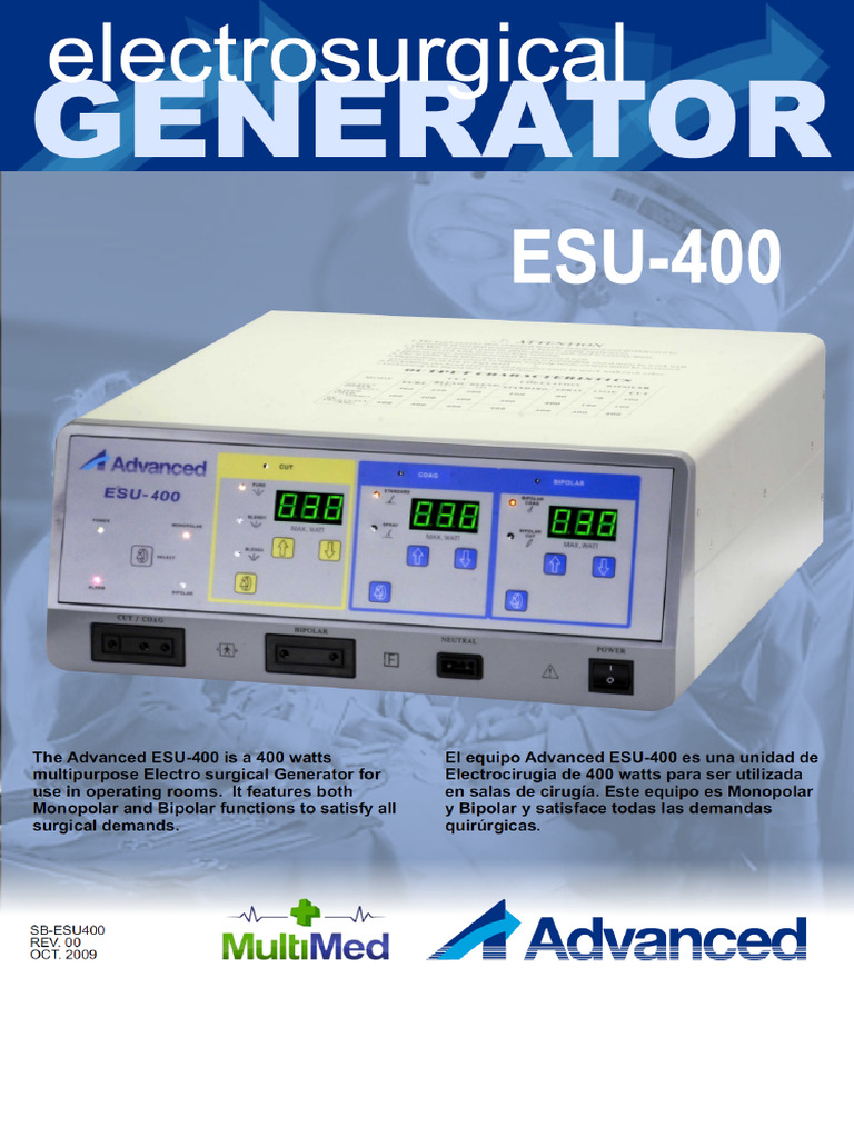 ESU-400 ENG-SPA Rev00 | PDF