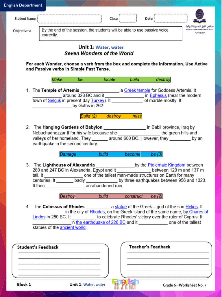 3 - Seven Wonders of The World | PDF