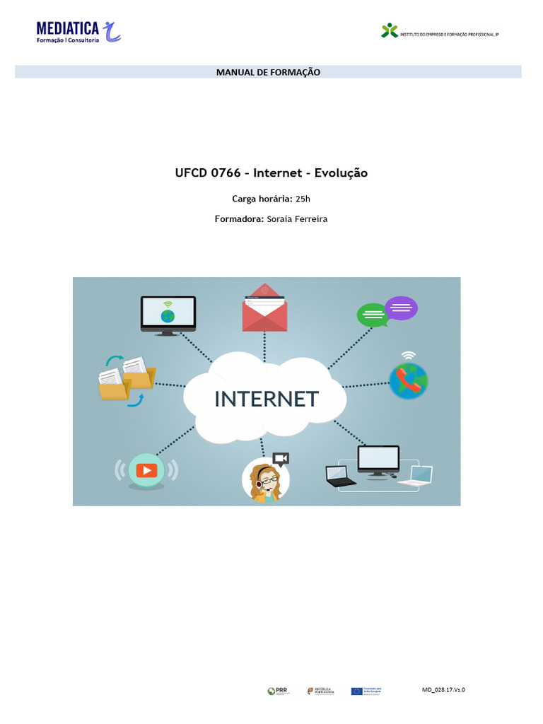 Manual UFCD 0766 - Internet - Evolução | PDF | Provedor de internet ...