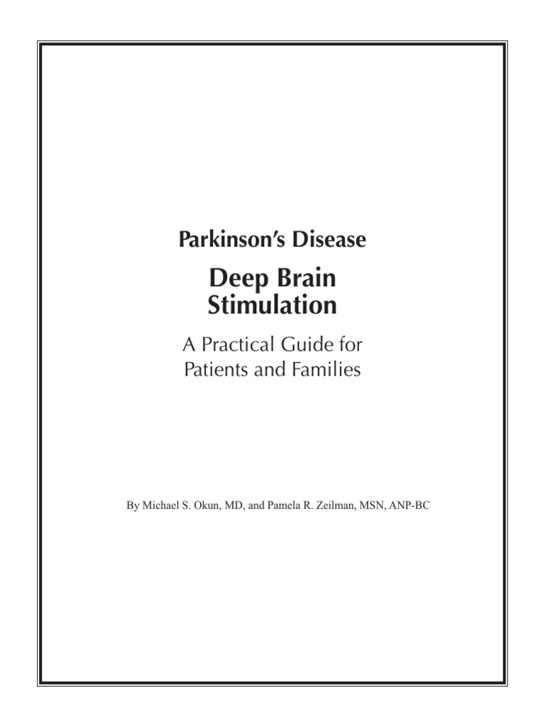Deep Brain Stimulation Guide Parkinsons | PDF | Deep Brain Stimulation ...