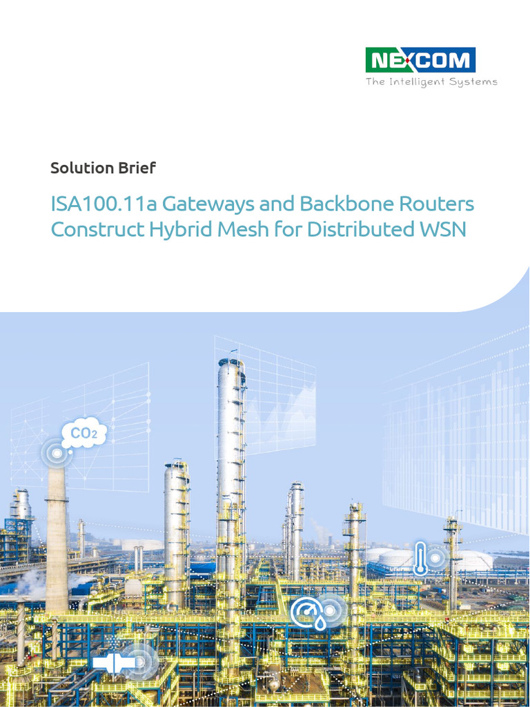ISA100.11a Gateways and Backbone Routers Construct Hybrid Mesh For Distributed WSN | PDF ...