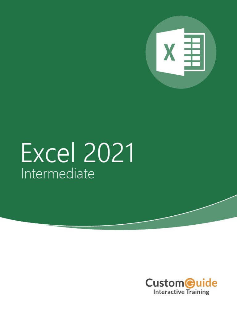 Excel 2021 Intermediate Student Guide | PDF | Chart | Microsoft Excel