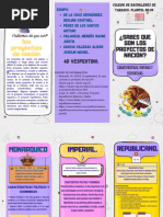 Proyectos de Nación - Monárquico, Imperial y Republicano | PDF | México ...