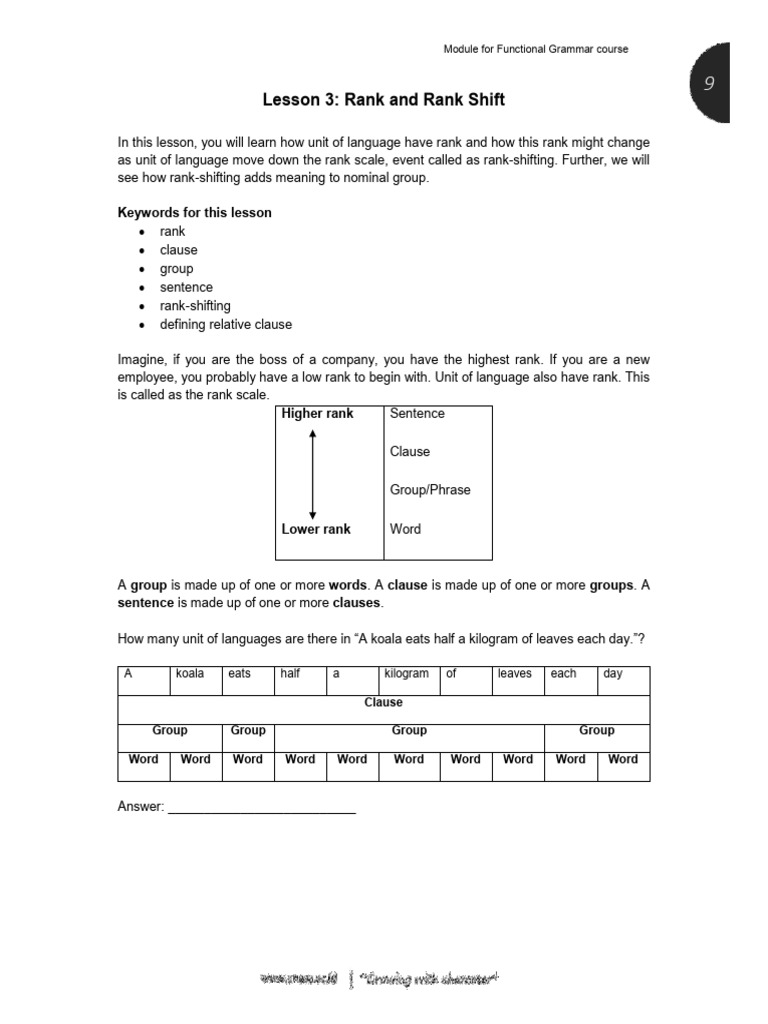 Lesson 3 | PDF