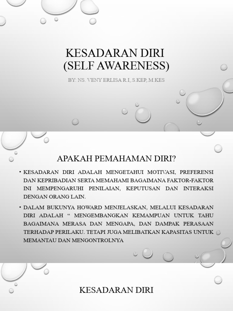 Self Awareness | PDF