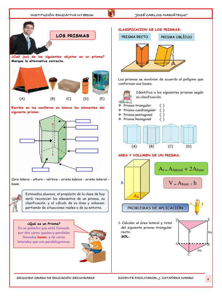 Los Prismas | PDF | Programación lineal | Geometría Elemental