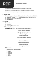 COT Q2 DLP FILIPINO 6 Naibabahagi Ang Isang Pangyayaring Nasaksihan | PDF | Learning | Cognition