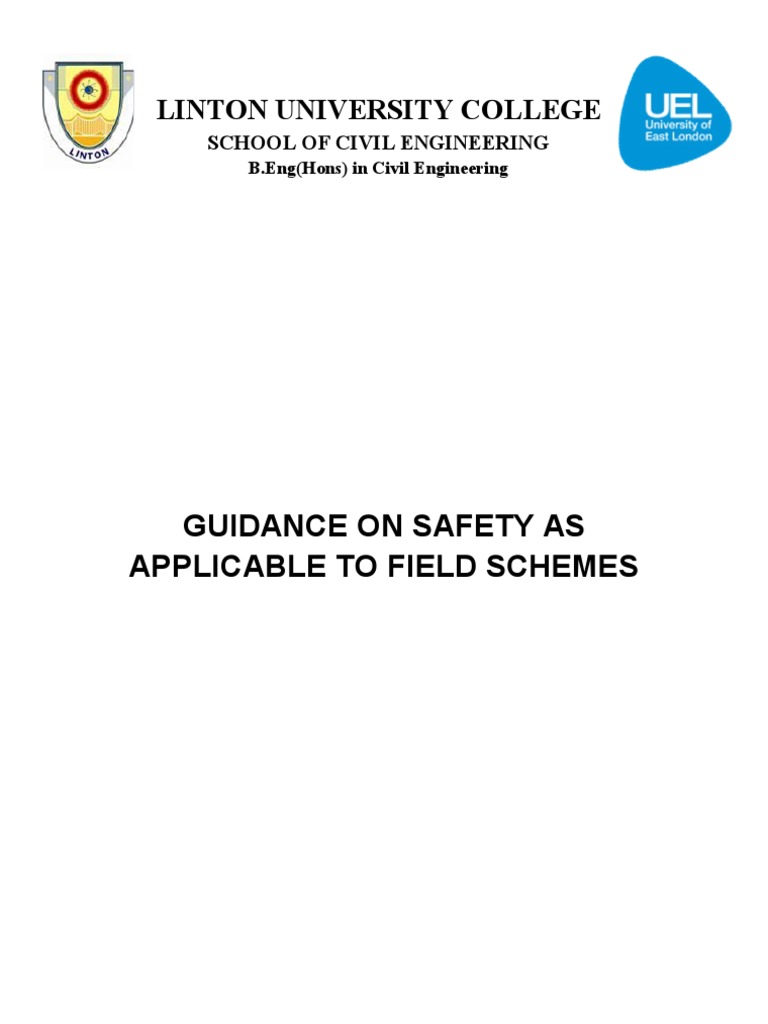 Field Course Safety Guidance Notes 251011 | PDF | Cliff | First Aid