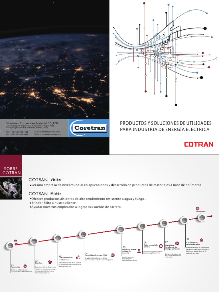 Cotran Power | PDF | Aislador (Electricidad) | Materiales