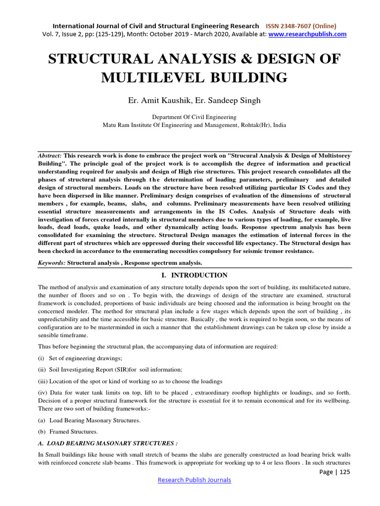 Structural Analysis-8531 | PDF | Earthquake Engineering | Wall