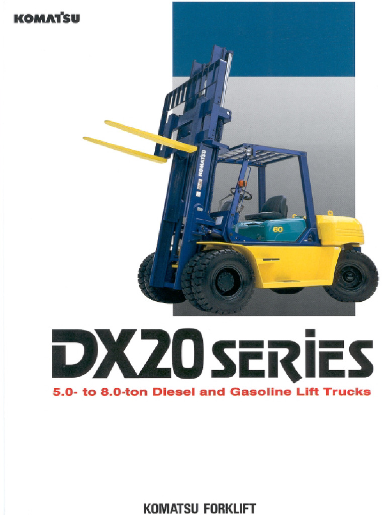Komatsu - DX20 Series - Catálogo de Peças (Inglês) | PDF