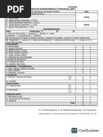 MIF - Escala Funcional | PDF | Autoajuda