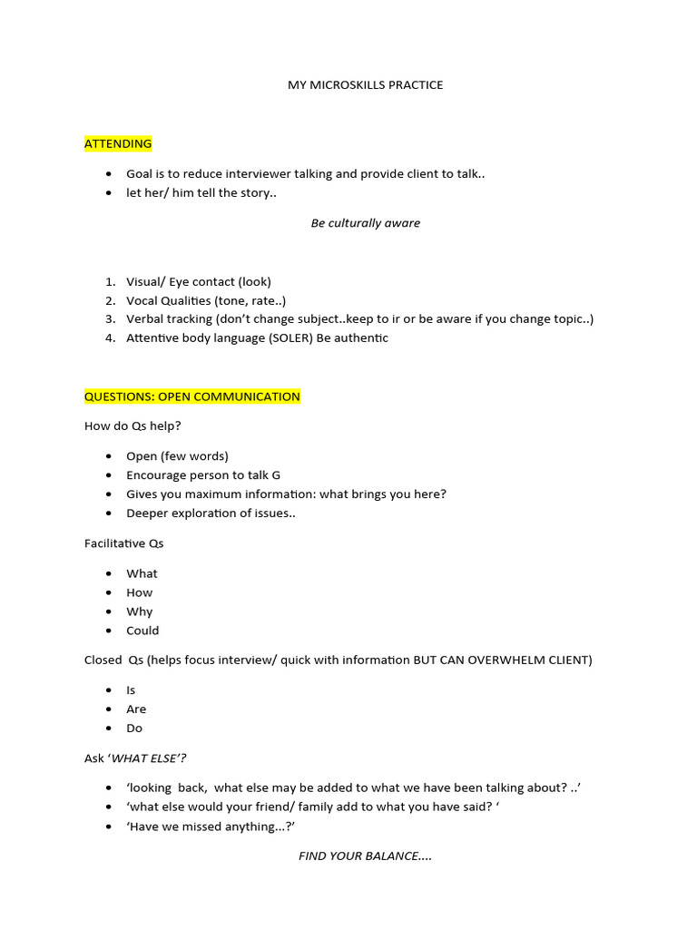 Micro SKILLS | PDF | Thought | Emotions