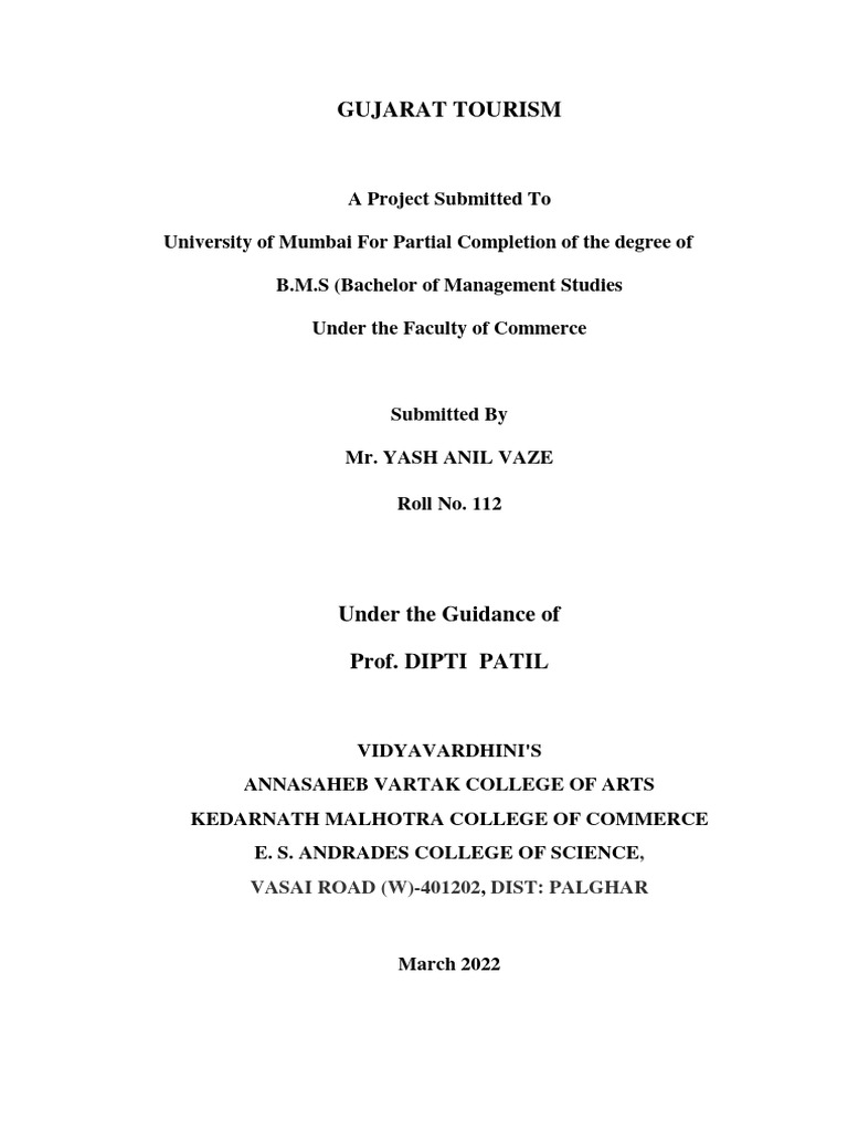 Gujrat Tourism | PDF