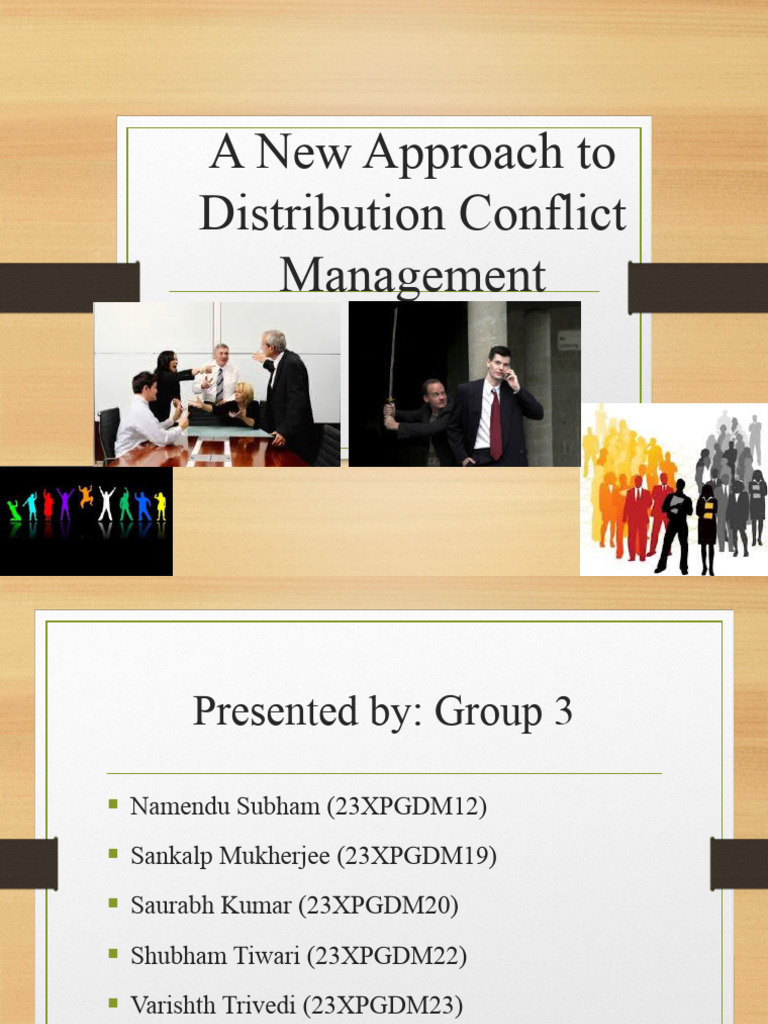 Group 3 - Distribution Conflict Management - SDM | PDF