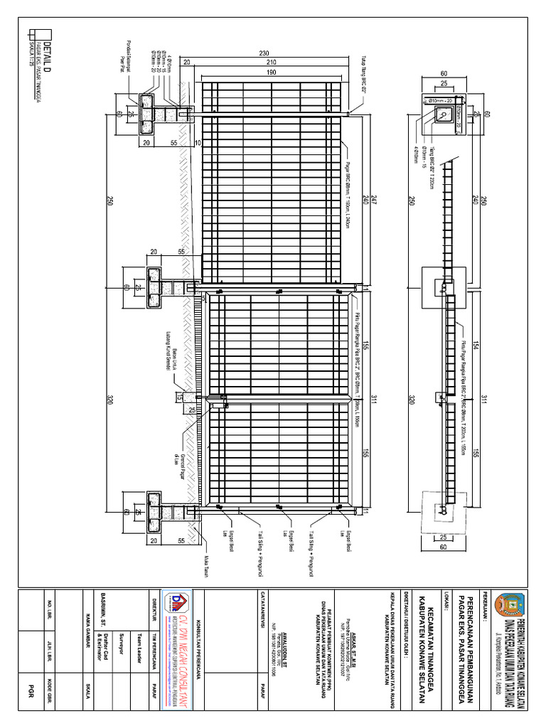 Rencana Pagar BRC 2 Model | PDF