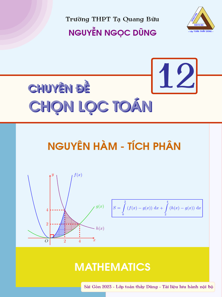 Nguyên Hàm Và Tích Phân Và NG D NG | PDF