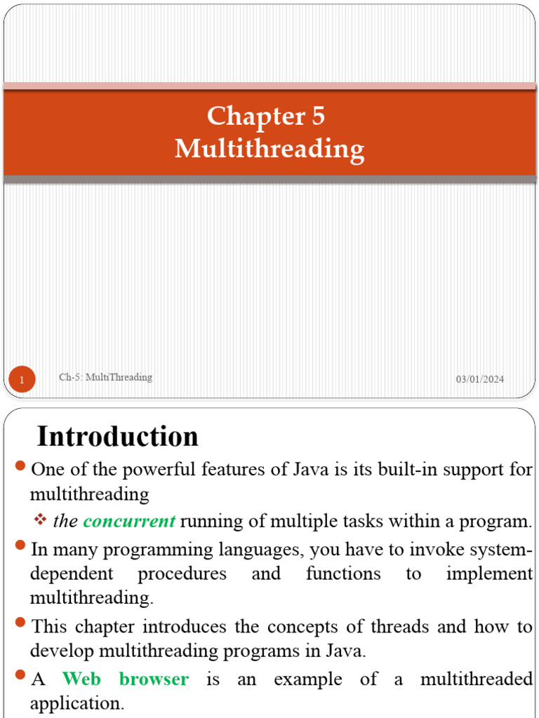 Java Multithreading Concepts Explained | PDF | Computers