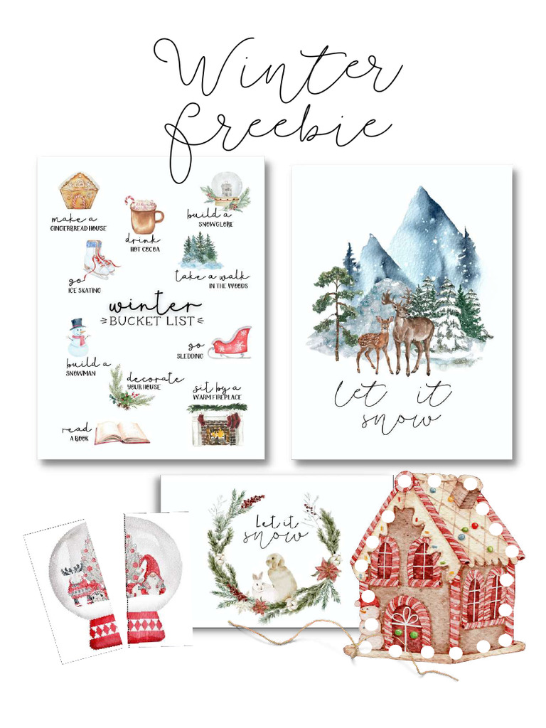 WINTER Mini Pack - FREEBIE | PDF | Digital Millennium Copyright Act ...