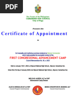 Certificate of Appointment Template | PDF
