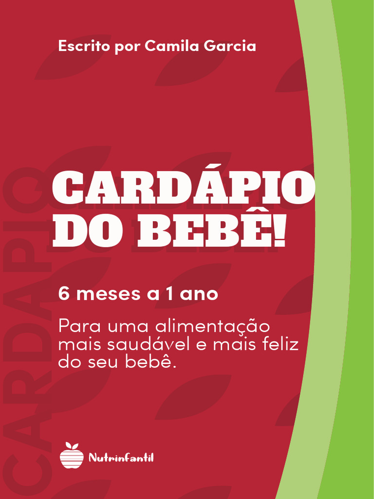 Cardápio Do Bebê de 6 A 12 Meses | PDF