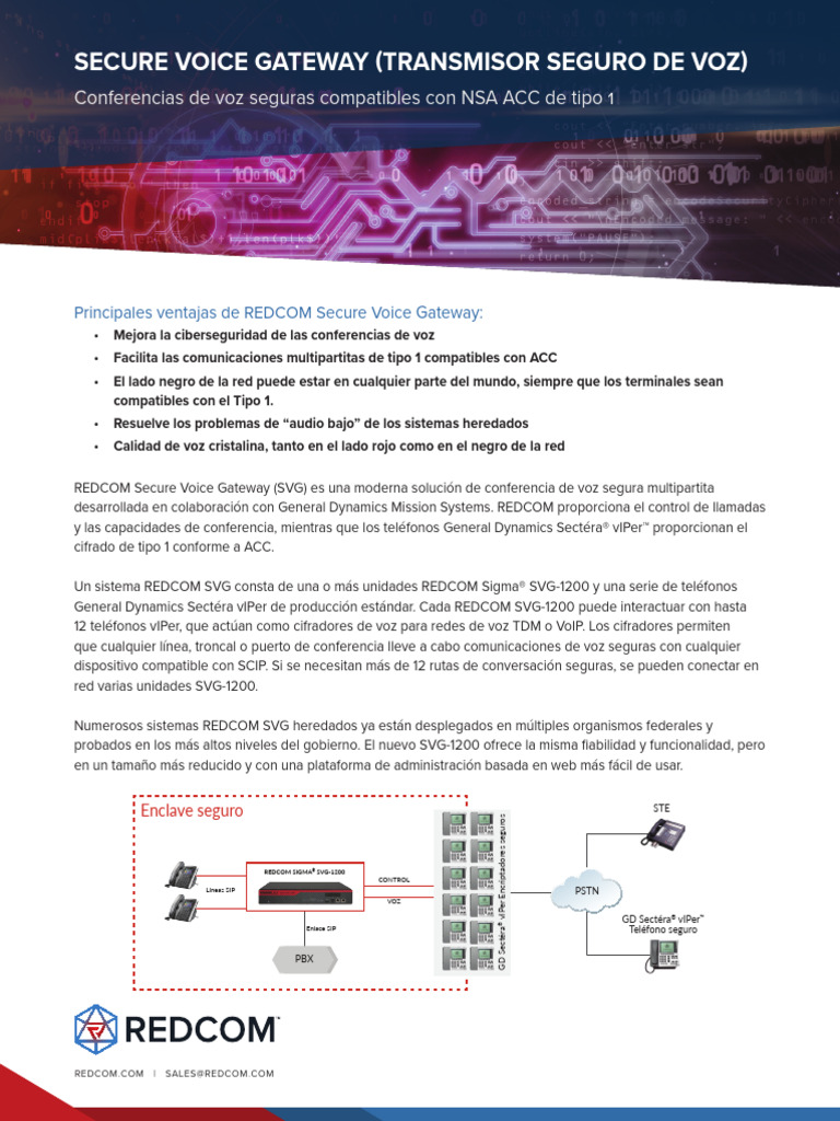 REDCOM Sigma SVG | PDF | ciberespacio | La seguridad informática