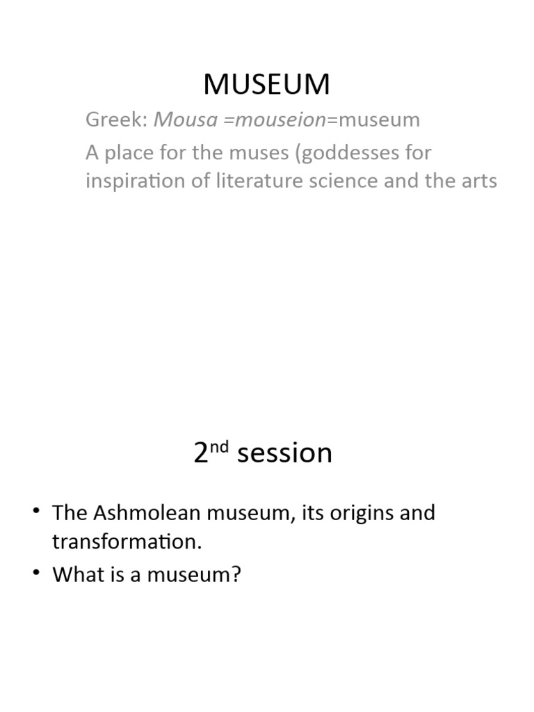 Ashmolean Museum | PDF | Museum
