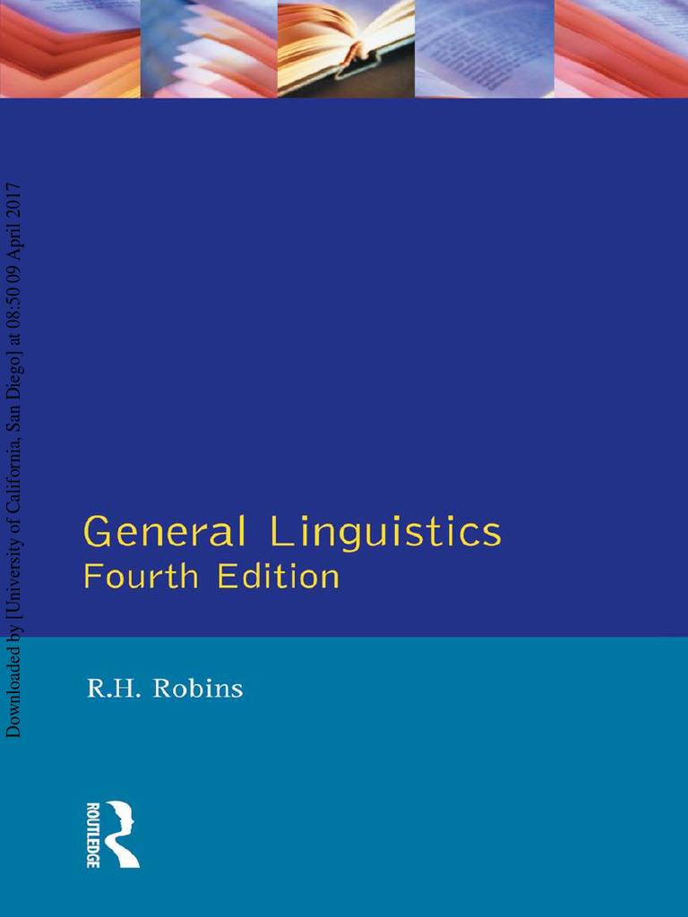 General Linguistics 1989 | PDF | Phonology | Word