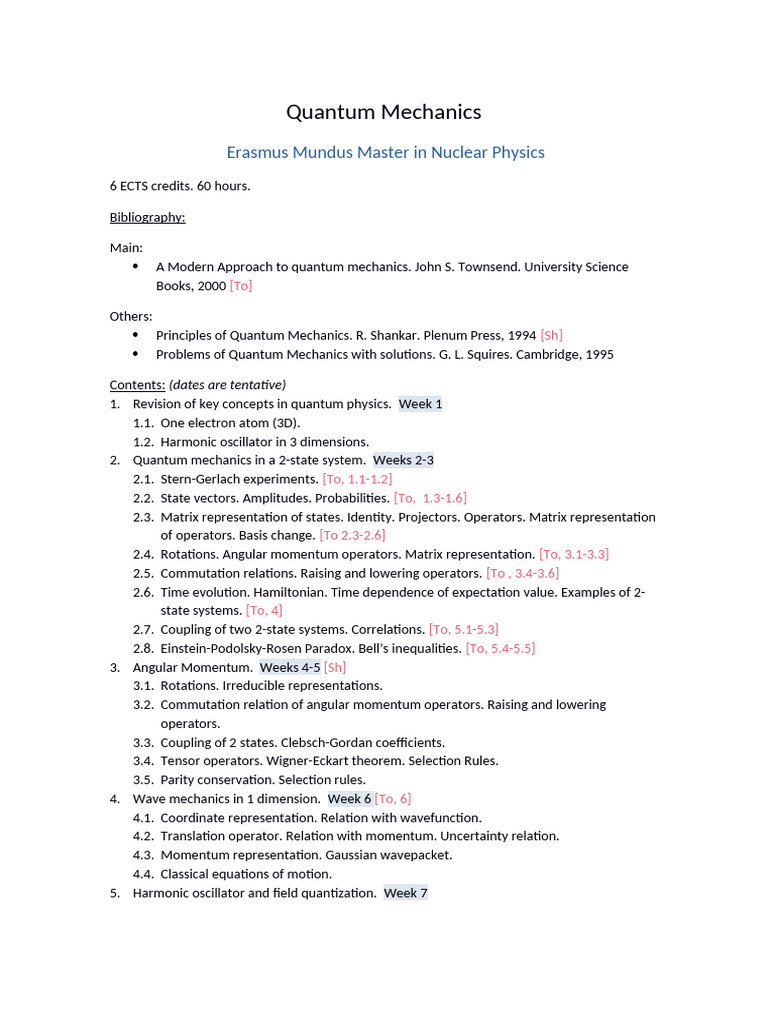Quantum Mechanics for Grad Students | PDF | Quantum Mechanics | Physics