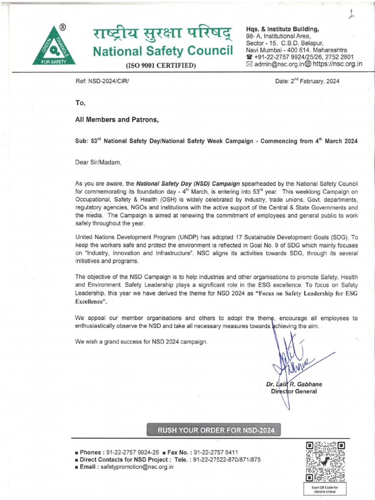 NSD 2024 Theme Letter | PDF