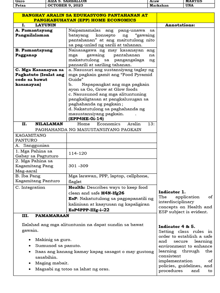 LP EPP 4 With Annotations | PDF | Career & Growth | Self-Improvement