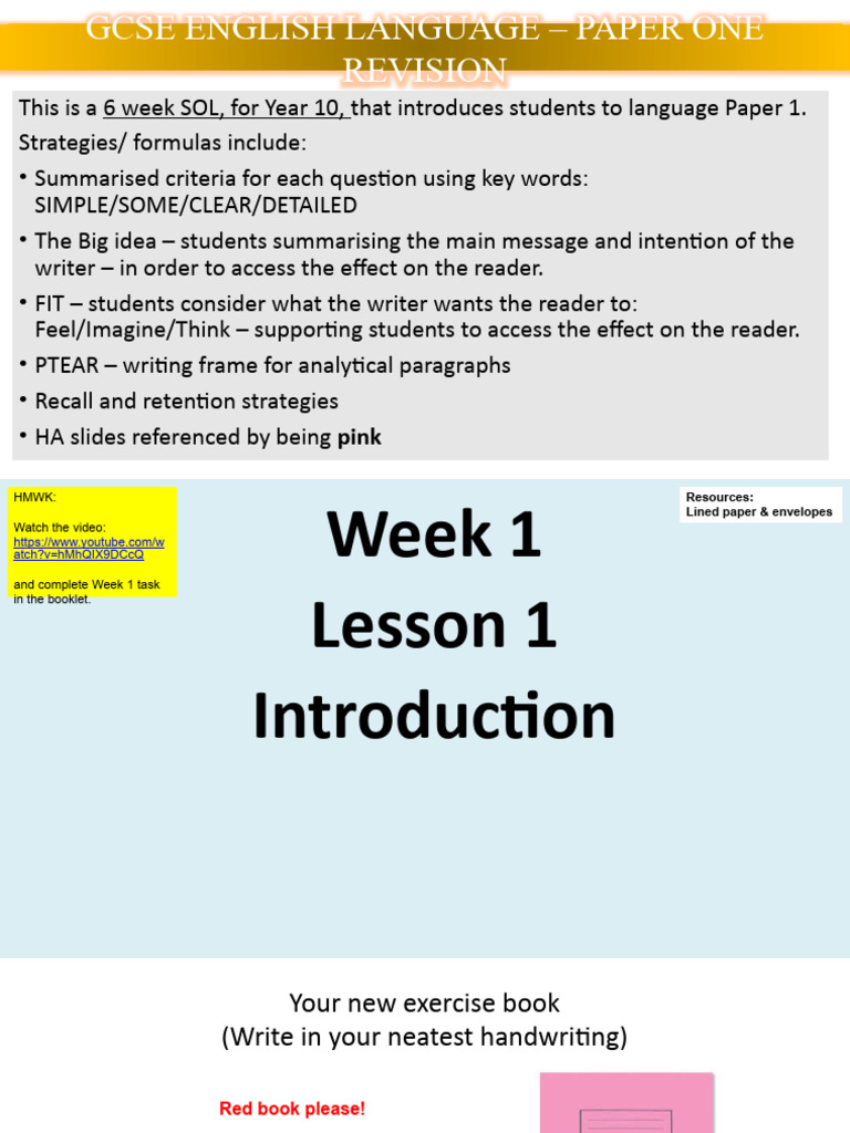 ATR Language Paper 1 2020 SOW 2 | PDF | Metaphor | Empathy