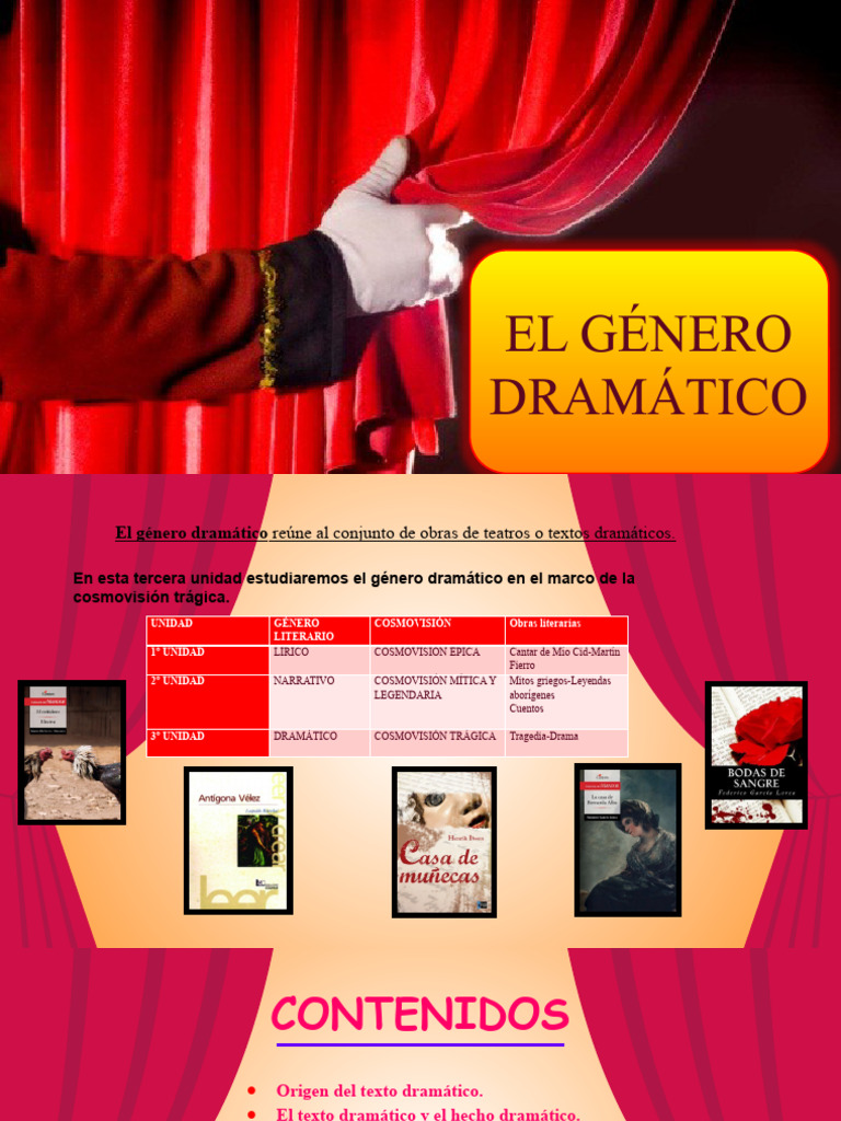 Introducción al Género Dramático | PDF | Teatro | Tragedia