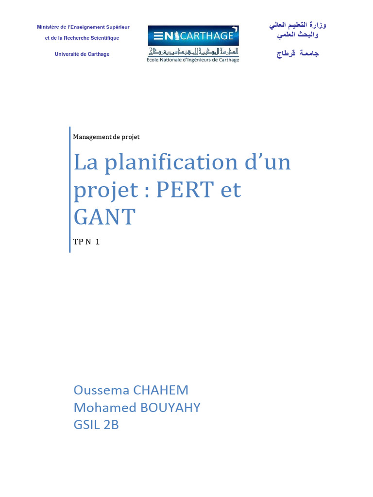TP1 Management de Projet | PDF