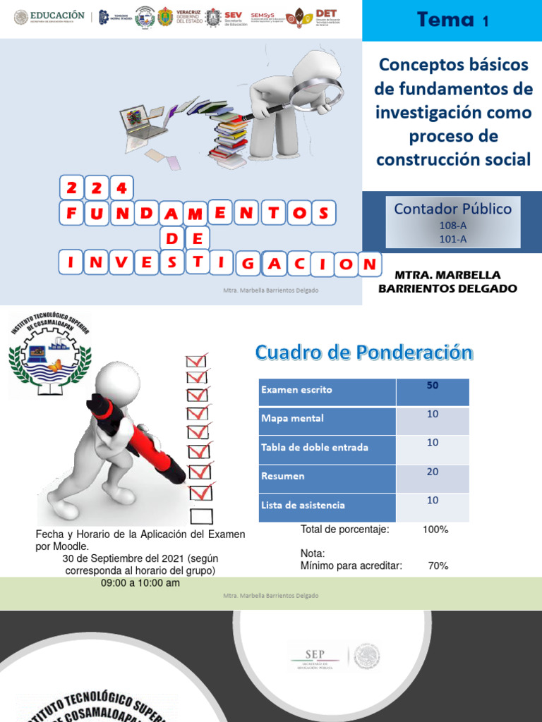 Tema 1 Fundamentos de Inv | PDF | Science | Conocimiento