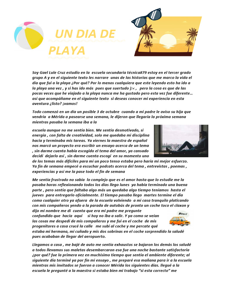 UN DIA DE PLAYA J Doggg Mplus | PDF