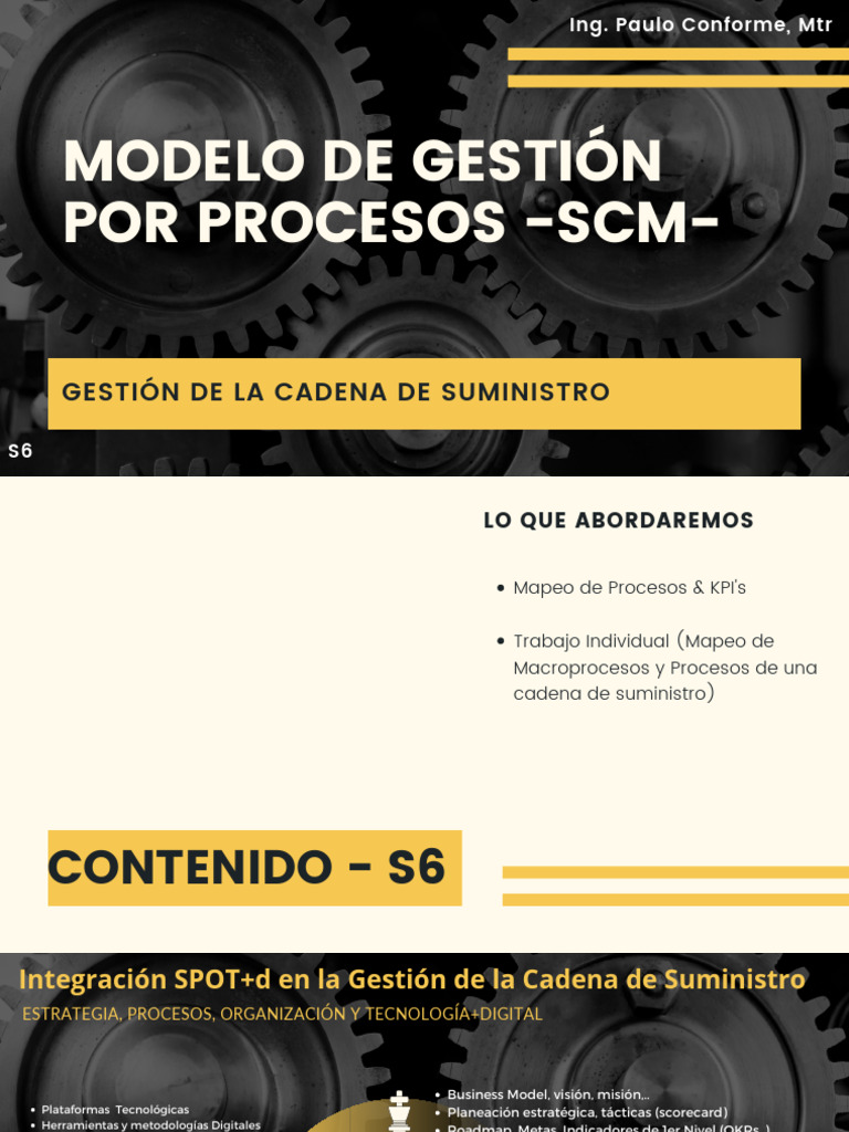 S6 - SCM - Modelo de Gestión Por Procesos SCM | PDF | Informática ...