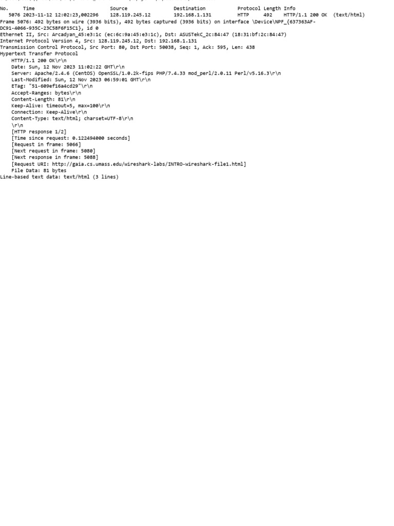 HTTP Response Analysis: Frame 5076 | PDF | Science & Mathematics | Computers
