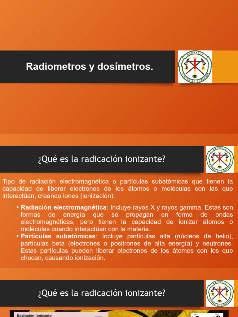 Radiometro y Dosímetro | PDF | Radiación ionizante | Radiación