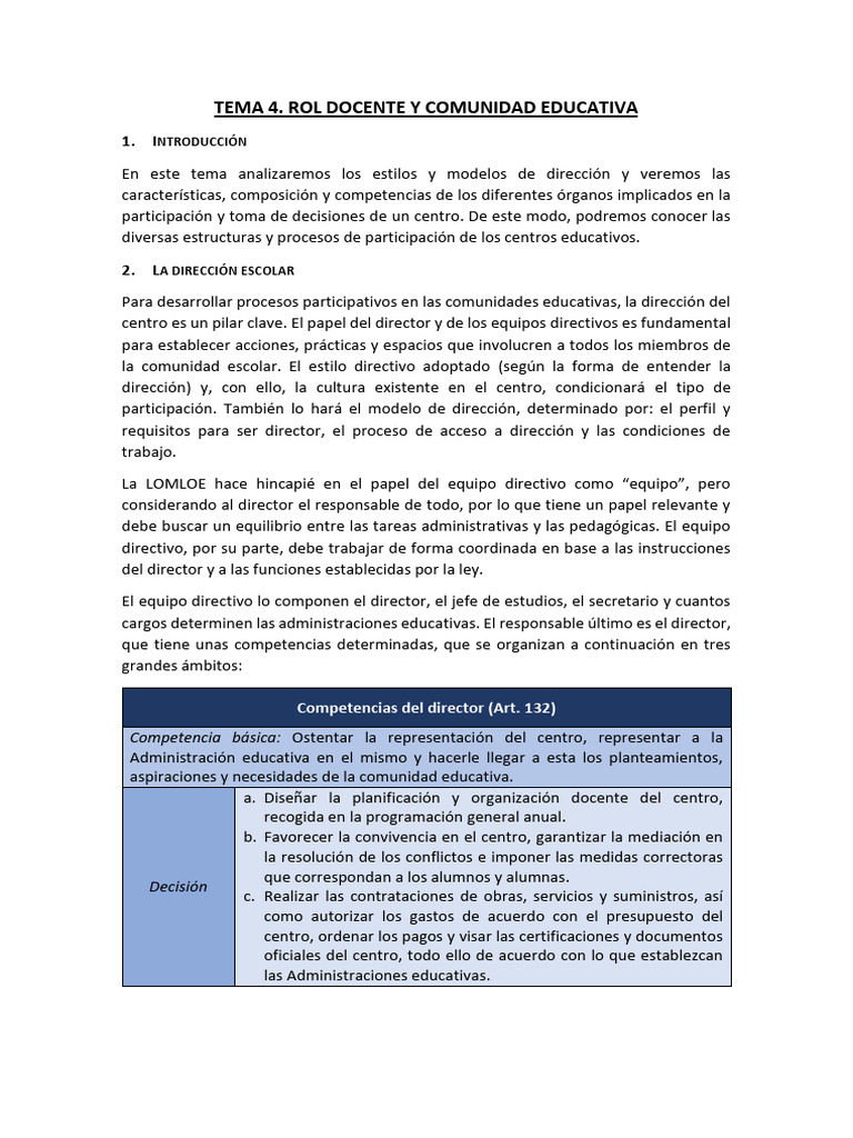 Apuntes DOE 4 | PDF | Evaluación | Maestros
