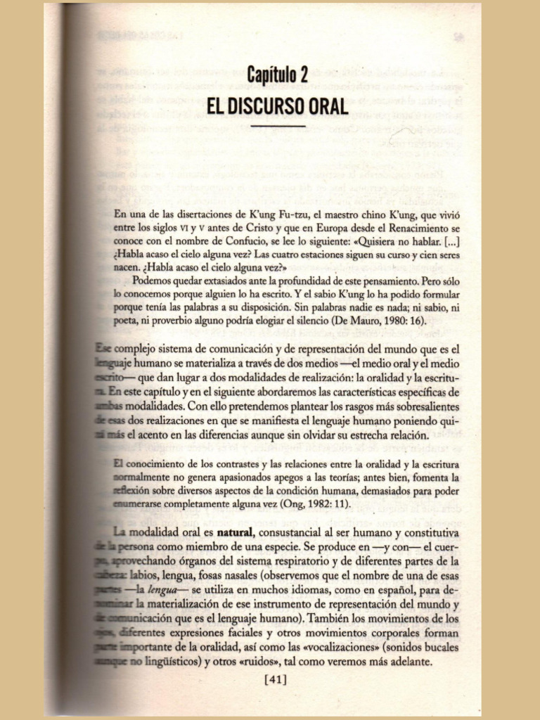 Las Cosas Del Decir Cap. 2 | PDF