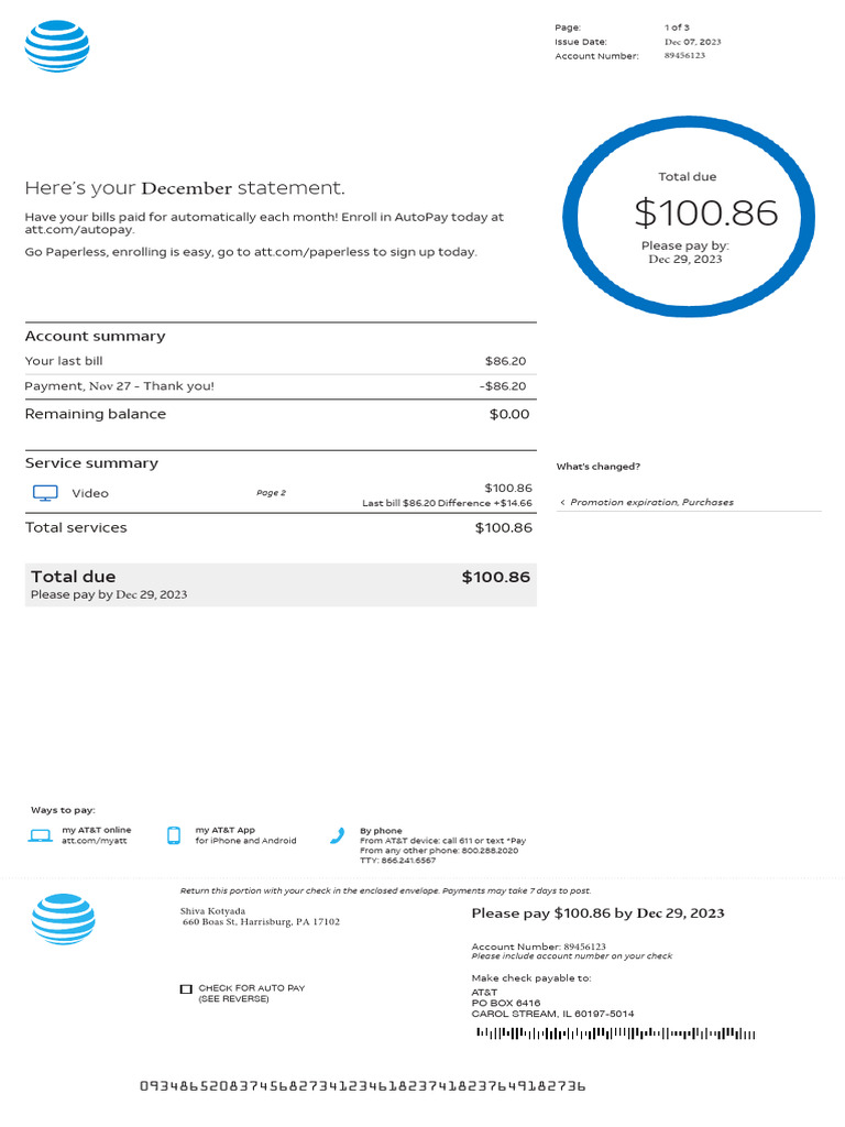 DTV New Bill Format Standalone 061917 | PDF