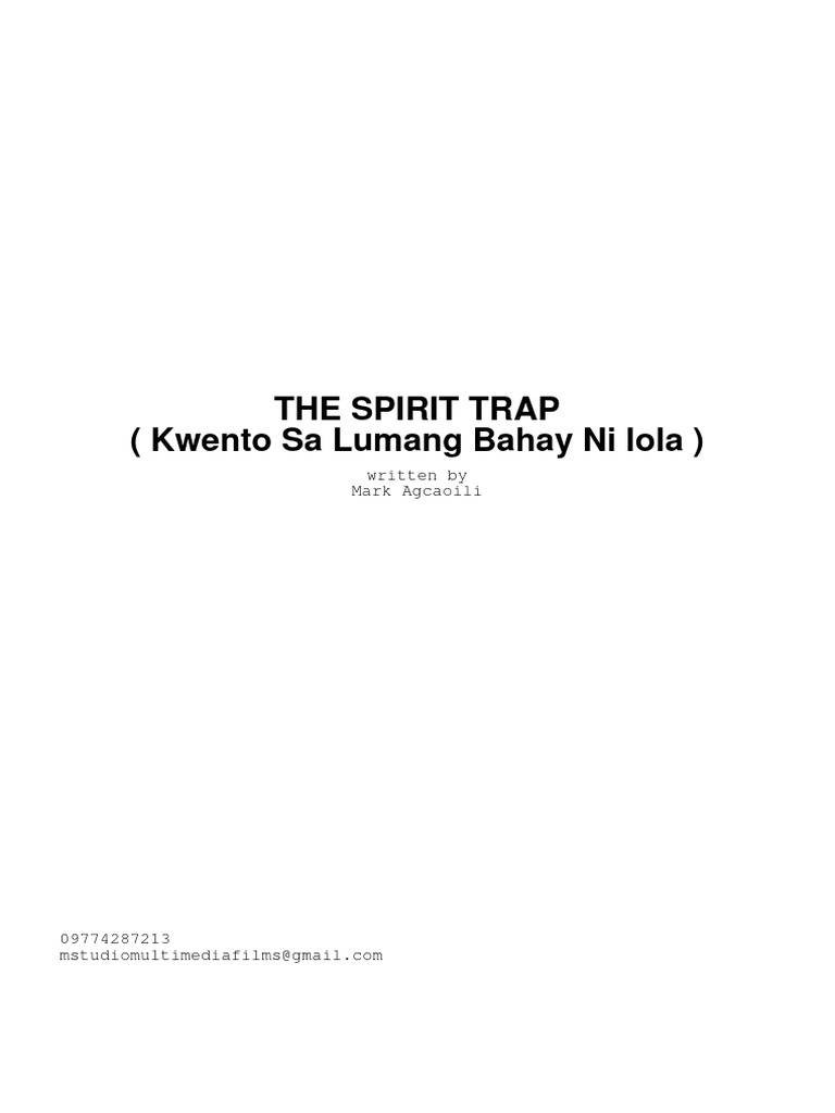 The Spirit Trap | PDF