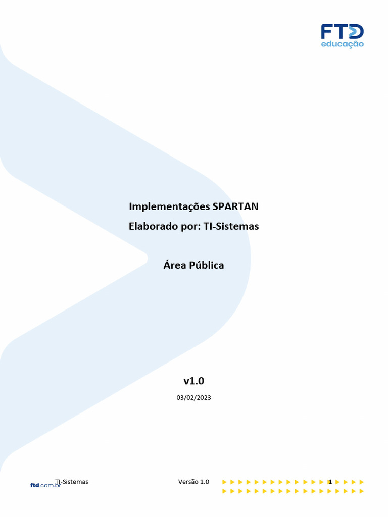 Manual Spartan Área Pública 1 | PDF
