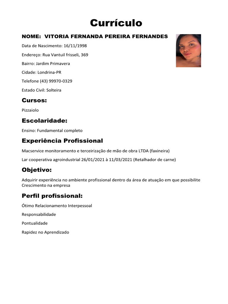 Curriculo Caio | PDF