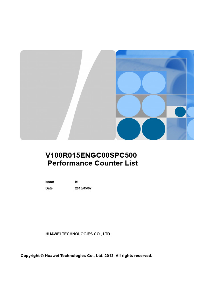 Bsc6910 GSM V100r015engc00spc500 Performance Counter List PDF Free | PDF | Computers ...