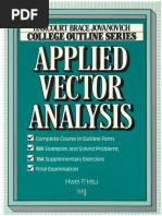 Vector Analysis by Schaum's Outline | PDF