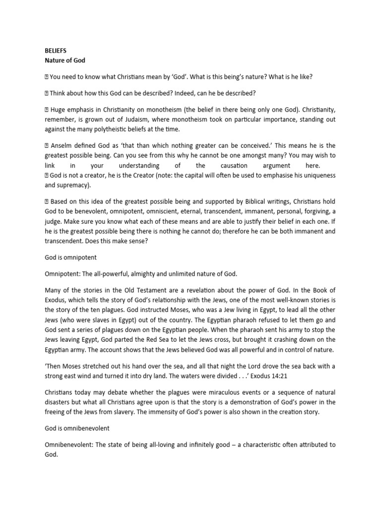 Christianity Notes | PDF