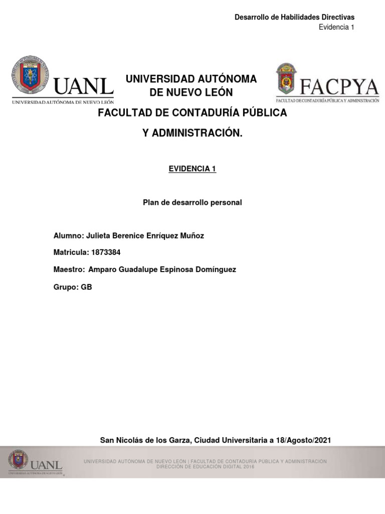 DHD Ensayo PDP | PDF