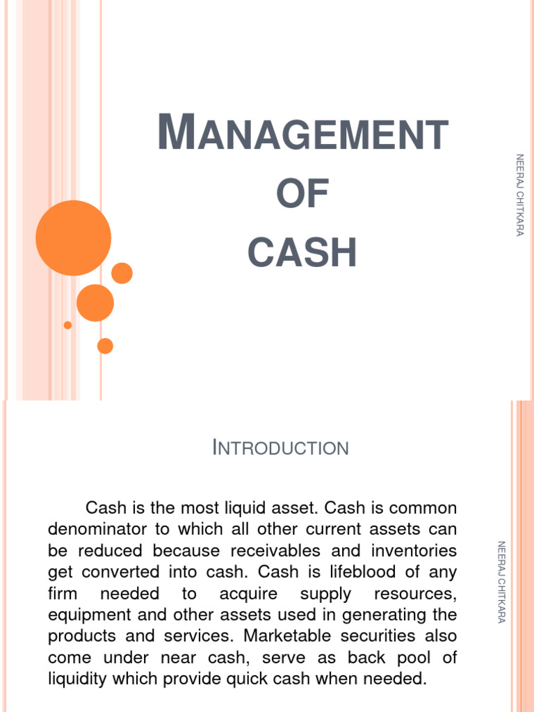 Effective Cash Management Strategies | PDF | Payments | Banks